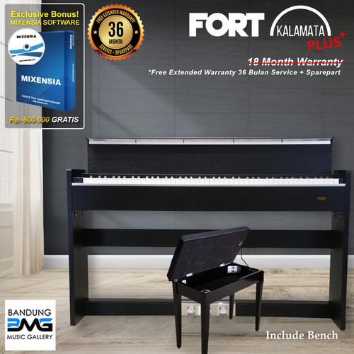 Jual Fort Kalamata PLUS Digital Piano Garansi Resmi - Paket A, Grey ...