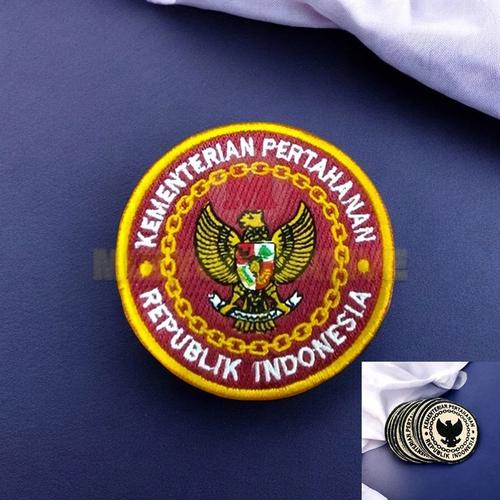 Jual Bordir Logo Kemenhan Kementerian Pertahanan PDL PDH Terbaru Badge ...