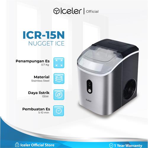 Promo Iceler Mesin Es Nugget Es Kecil Cocok Digigit Hasil Nugget Ice ...