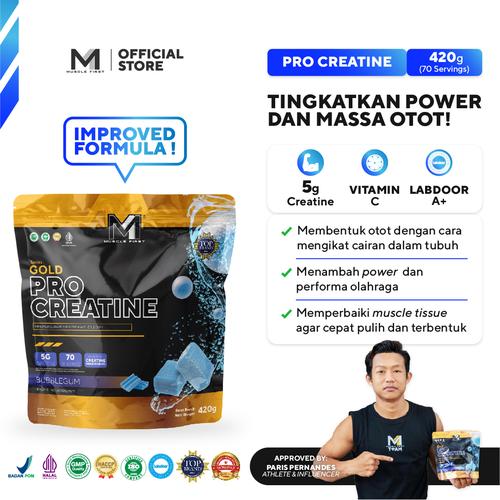 Promo MUSCLE FIRST Pro Creatine 420gr - Menambah Massa Otot Suplemen ...
