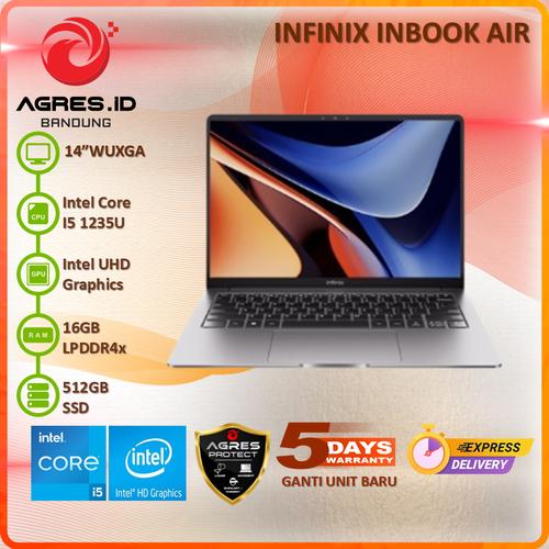 Promo Infinix Inbook Air i5 1235U 16Gb 512Gb 14" WUXGA IPS 100sRGB ...