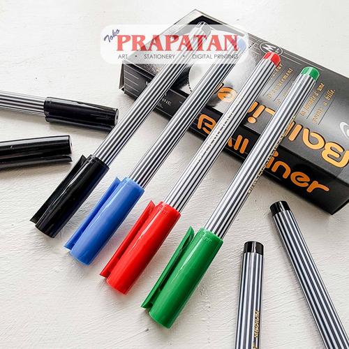 Jual Pilot Ball Liner Ball Pen 0.8mm BL-5M | Pulpen Pena - BLACK ...