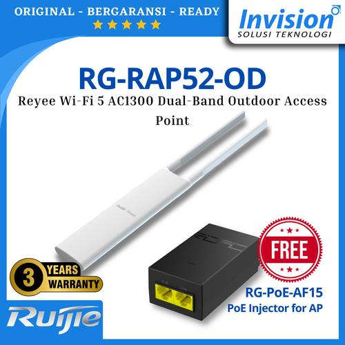 Jual Ruijie RG-RAP52-OD Reyee Wi-Fi 5 AC1300 Dual-Band Outdoor Access ...