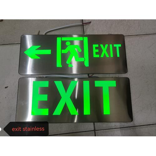 Jual EXIT SIGN LAMP LED STAINLESS - Jakarta Barat - CV Sumber Cahaya ...