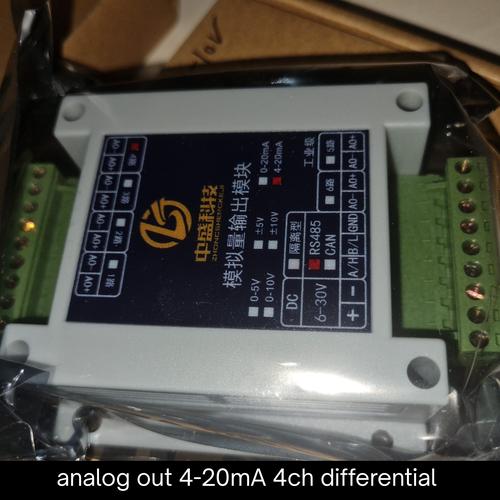 Jual Analog output module 4-20mA from RS485 modbus 4ch signal converter - Kab. Tangerang - toko ...