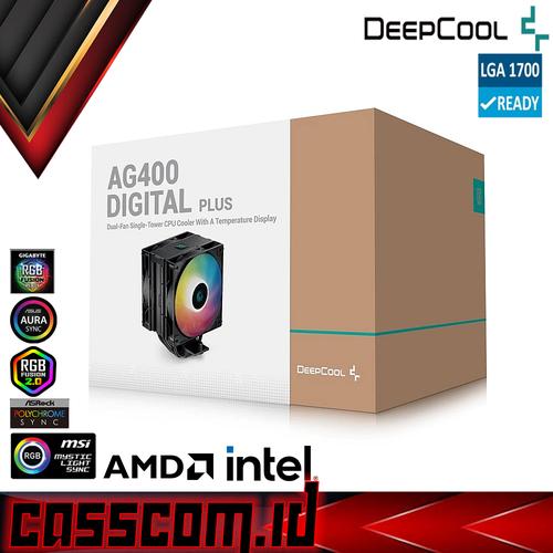 Jual Deepcool AG400 Digital Plus CPU Air Cooler Dual Fan ARGB Sync ...