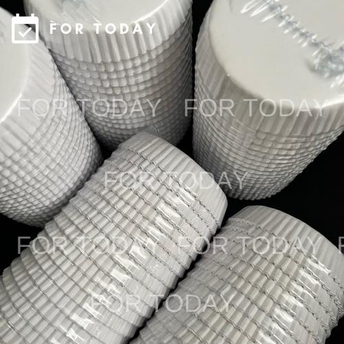 Jual Tutup Tatakan Gelas Kertas Paper Glass Cover Lid Gerigi - Isi 200 ...