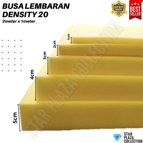 Jual Busa Lembaran Royal Foam Kuning Yellow-3 - Density 20 (Sofa, Jok ...