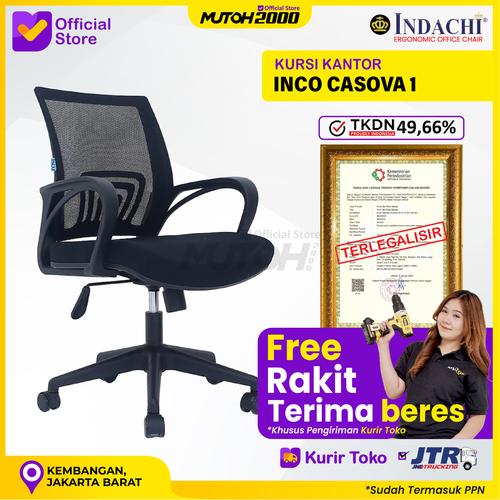 Promo Kursi kantor hidrolik kursi jaring INDACHI INCO CASOVA ...