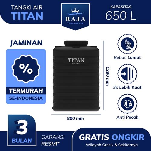 Jual Tangki Toren Tandon air Titan Blow 650 Liter Tidak Berbau Higienis ...