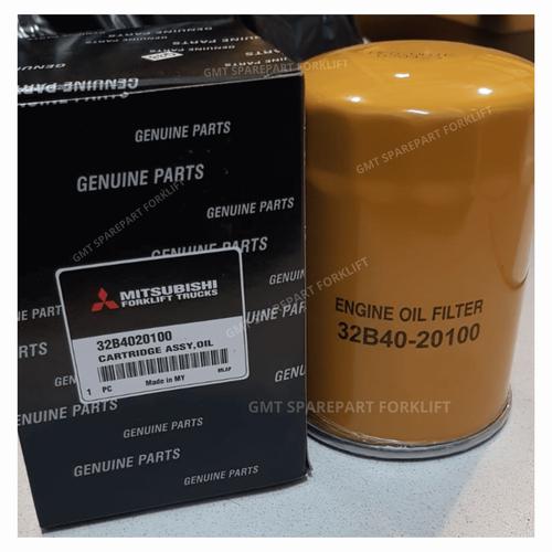 Jual OIL FILTER FORKLIFT MITSUBSIHI PN: 32B40-20100 GENUINE PARTS ...