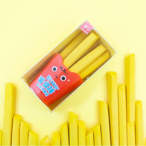 Promo 8622 Penghapus stik bentuk kentang french fries karakter makanan ...