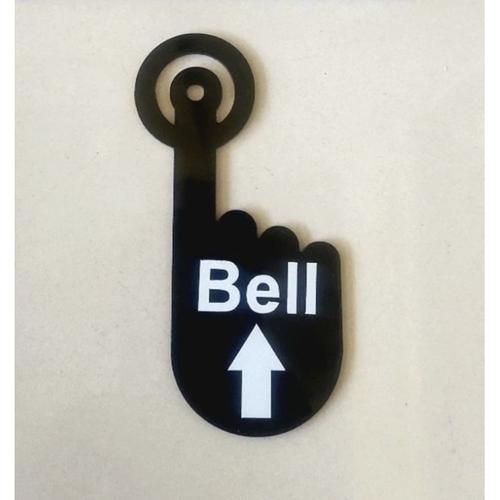 Jual Sign Tulisan Bell Akrilik Bentuk Tangan Acrylic Label Sign Board ...