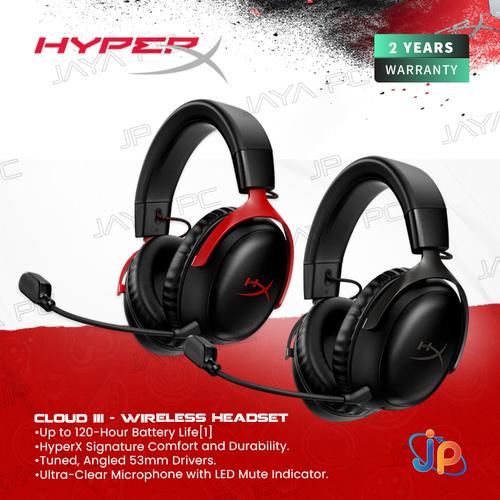 Promo HyperX Cloud III - Wireless Headset Gaming - Hitam Cicil 0% 3x ...