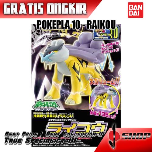 Jual POKEPLA / POKEMON PASTIC MODEL / POKEMON PLAMO 10 - RAIKOU - Kota ...