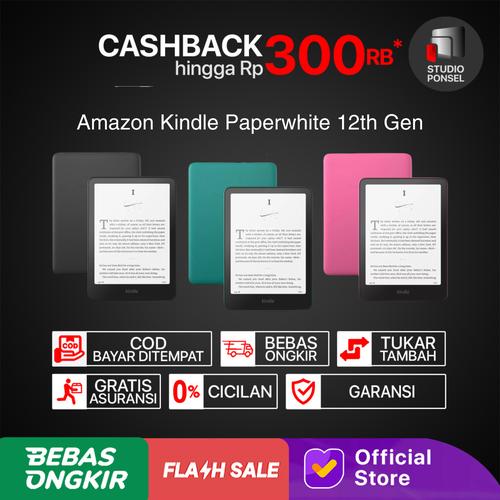 Promo Amazon Kindle Paperwhite 12th Gen 16GB | USB-C Signature Edition ...