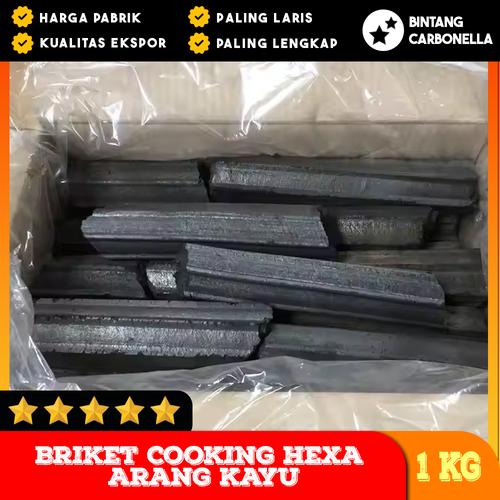 Jual Sawdust Briket Cooking Hexa Grill 100% Arang Kayu Kualitas Ekspor ...