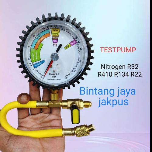Jual pressure tester nitrogen R32 R410 R22 R134 / testpump regulator ...