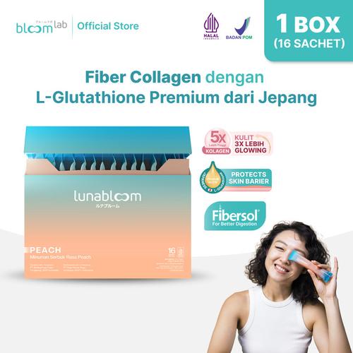 Jual BloomLab LunaBloom Fiber drink collagen Glutathione Jepang 1 Box ...