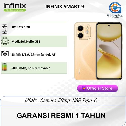 Promo INFINIX SMART 9 Ram 4GB 128GB GARANSI RESMI Cicil 0% 3x - Jakarta ...