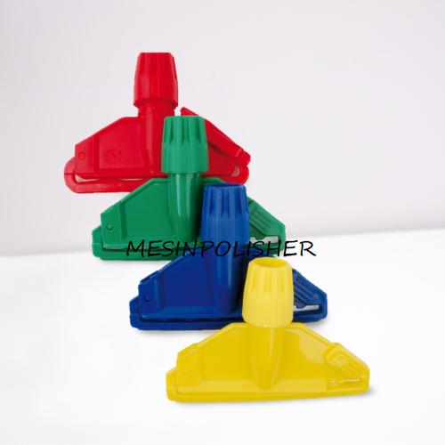Jual Penjepit Kain Pel/ Plastic Mop Holder Red Blue/ Kepala Pel Jepit ...