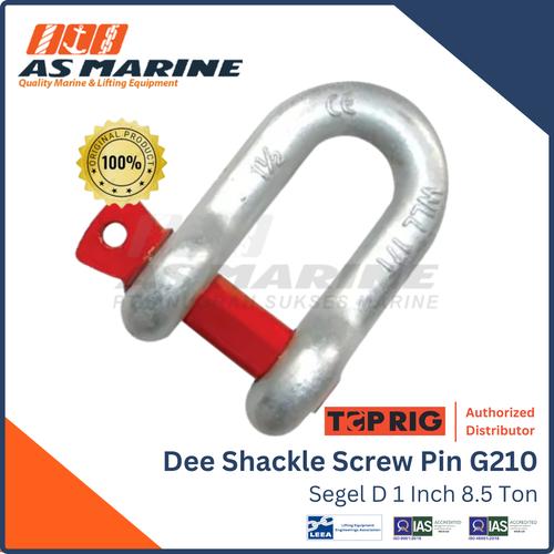 Promo Shackle / Segel Dee Screw Pin G210 1 Inch 8.5 Ton TOPRIG ...