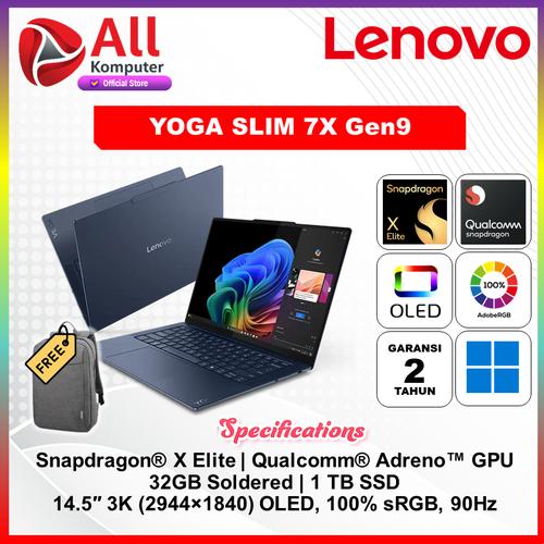 Promo Lenovo Yoga Slim 7x 14 Touch Oled Snapdragon X Elite | 32Gb 1Tb ...