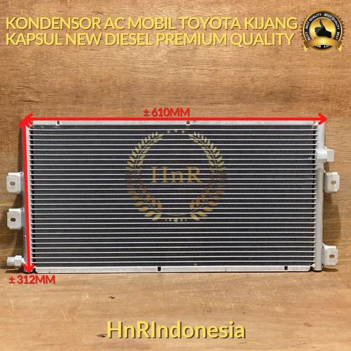 Jual Kondensor AC Mobil Toyota Kijang Kapsul New Diesel CONDENSOR ...