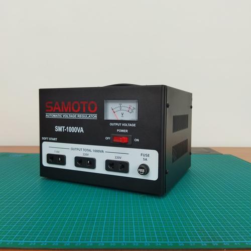Promo NEW SMT-1000VA - STABILIZER SAMOTO 1000VA SINGLE PHASE SERVO ...