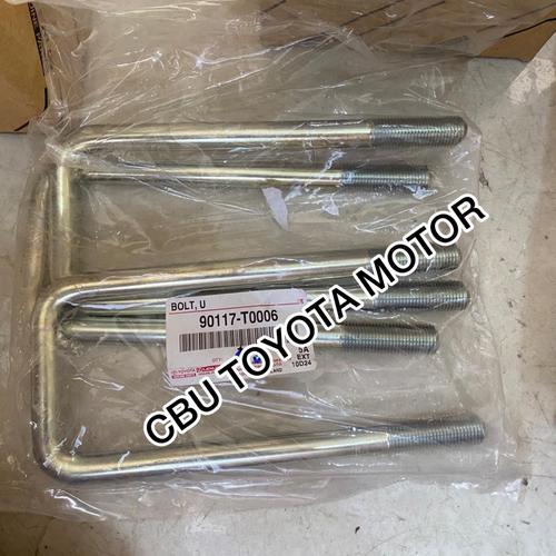 Jual U BOLT BAUT PER SHOK BELAKANG LEAF PIKUL TOYOTA HILUX REVO 90117-T0006 GENUINE ORIGINAL ...