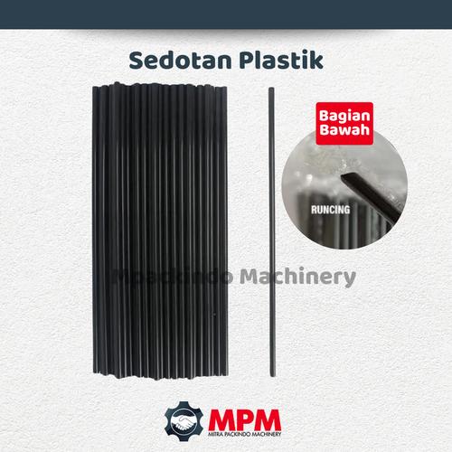 Promo Sedotan Steril Higienis Lurus Hitam 6mm x 20cm / Bungkus Plastik ...