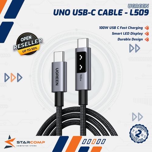 Jual UGREEN Uno Kabel Data Smart Digital Display Type C to Type C Fast Charging 100W 5A - L509 ...