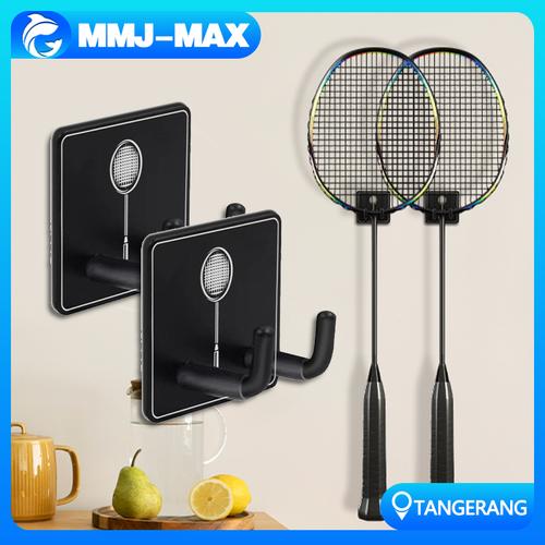 Jual Gantungan Raket Badminton-Wall Mounted Tennis Racket Holder-Raket ...