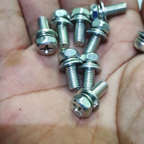 Jual Baut Multi Fungsi double Ring M5x12 warna putih - Jakarta Timur ...