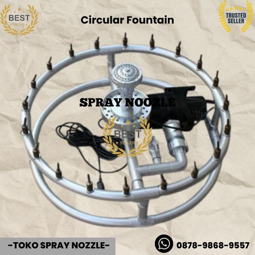 Jual Nozzle Mini Fountain Air Mancur 80cm dengan Lampu LED & Pompa ...