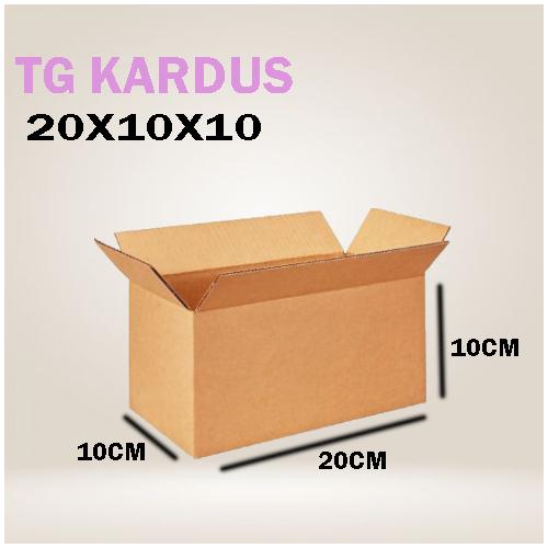 Jual Kardus Packing Ukuran 20x10x10 Polos Box Cogurated tebal kuat ...