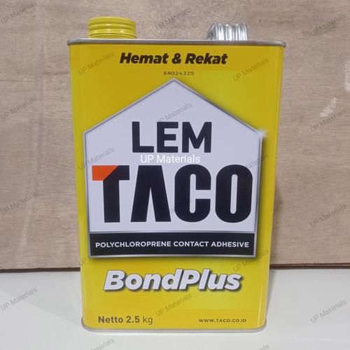 Jual Lem TACO Bond Plus Serba Guna 2,5 Kg Lem Kuning HPL Karpet Kayu Vinyl BondPlus - Kota Medan ...