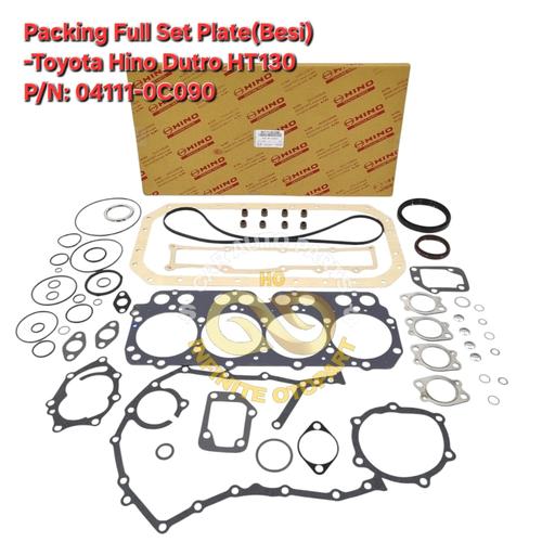 Jual PACKING FULL SET GASKET SET HINO DUTRO HT130 PLATE BESI 04111 ...