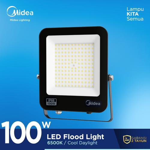 Promo Midea Lampu Led Sorot 100 Watt Putih 6500K Coolday Light - Floodlight Cicil 0% 3x - Kota ...