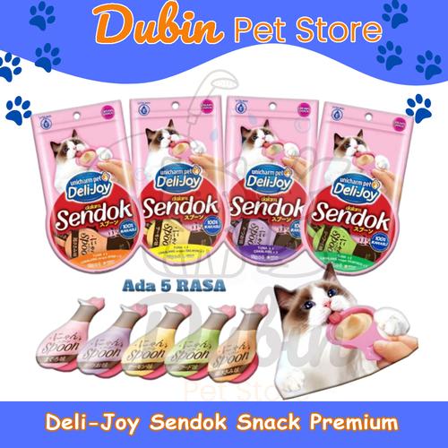 Jual Deli-Joy Sendok 10g x 4pcs Snack Makanan Kucing Premium - TunaAyam ...