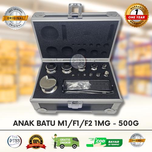 Jual Anak Batu timbangan kalibrasi F1 set 1mg-200gram / bandul 1mg - 200gr - M1 - Jakarta Pusat ...