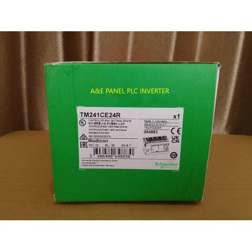 Jual PLC SCHNEIDER Modicon TM241CE24R TM241 CE24R Relay ethernet - Kota Surabaya - A&E Panel PLC ...