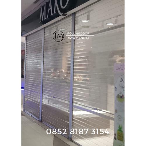 Jual Pemasangan Pintu Mall One shet full perforated Pintu Full lubang ...