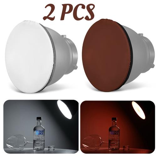 Jual 2pcs Diffuser Foto Kain Diffuser Flash Segi Delapan Cover Putih ...
