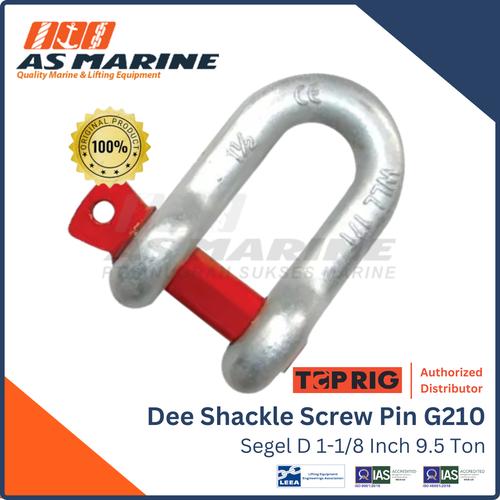 Jual Shackle / Segel Dee Screw Pin G210 1-1/8 Inch 9.5 Ton TOPRIG ...
