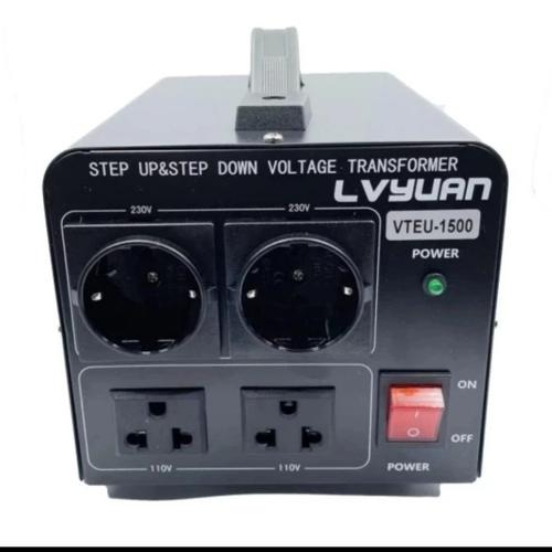 Jual Trafo Step Down 1500W 220V - 110V/230V Double Output - Jakarta ...