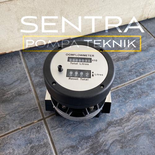 Jual Flow meter Solar 1 inch OGM Oval Gear Flowmeter 1inch Flowmeter ...
