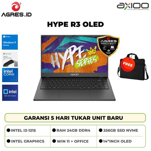 Promo LAPTOP AXIOO HYPE R3 OLED INTEL CORE I3 1215 Ram 24GB SSD 256GB ...