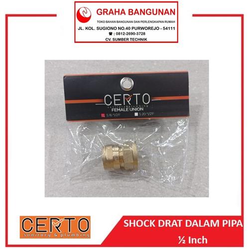 Jual Shock Drat Dalam S16 x 1/2 Inch Female - Kab. Purworejo - Graha ...