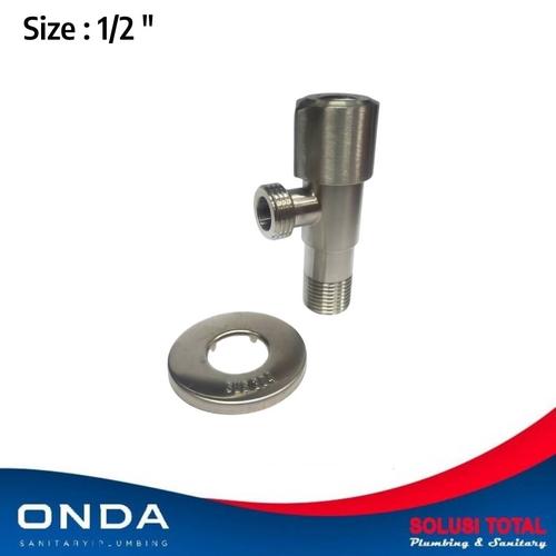 Jual Stop Kran JF SUS 1/2" Stainless Steel SUS 304 / T Shower Bidet Onda - Jakarta Selatan ...